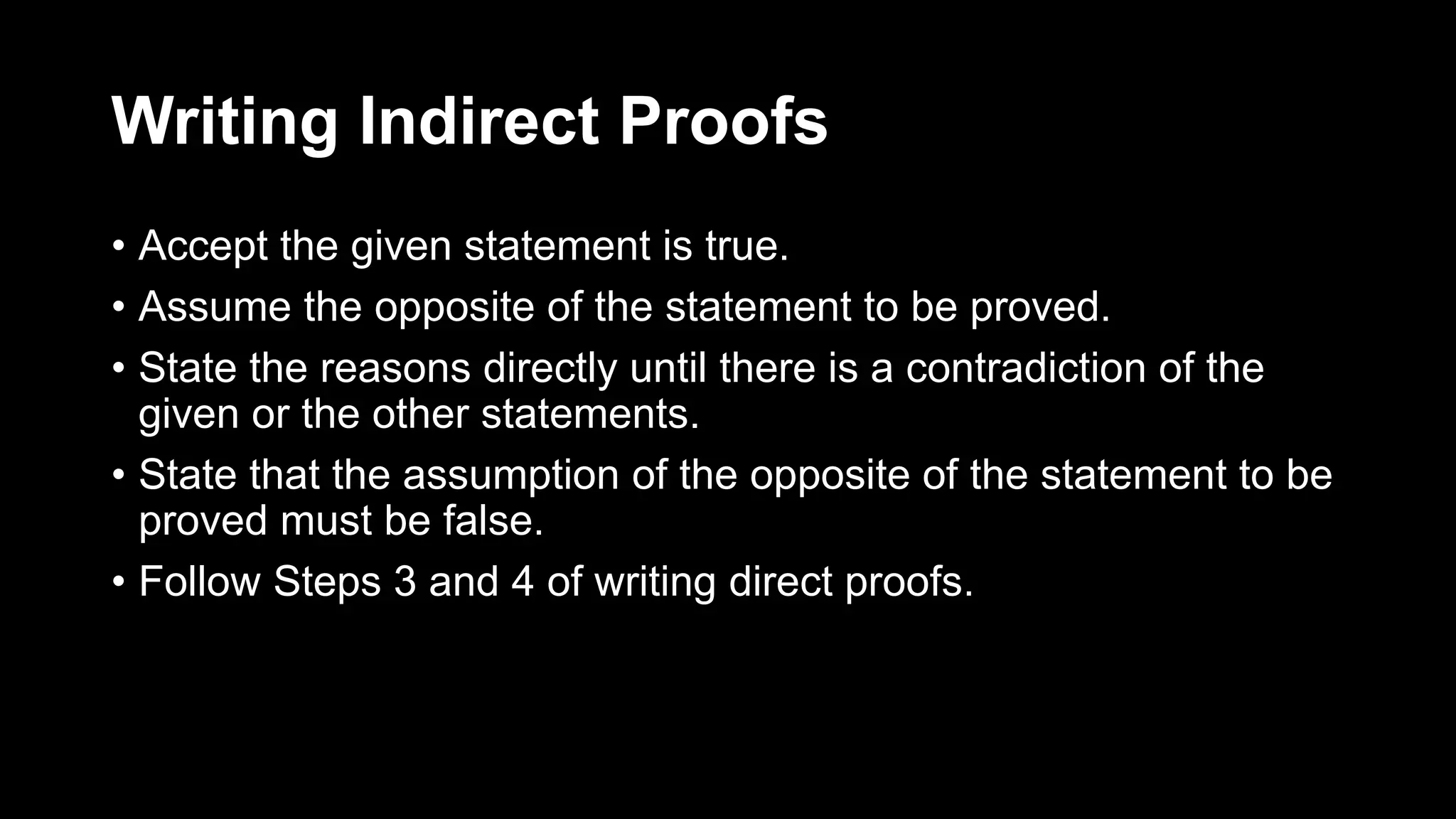 Math 8 – proofing (direct and indirect) | PPTX