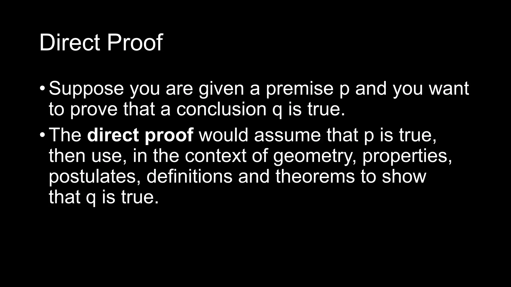 Math 8 – proofing (direct and indirect) | PPTX