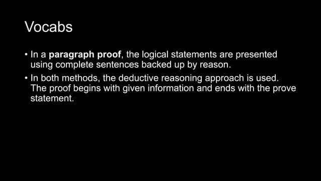 Math 8 – proofing (direct and indirect) | PPTX