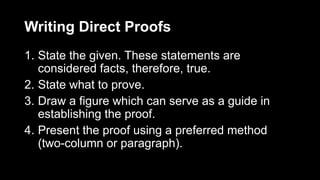 Math 8 – proofing (direct and indirect) | PPTX