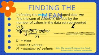 MATH 8 Q1 LESSON 1-Measures of Central Tendency of Ungrouped Data.pptx