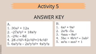 MATH 8 Q1 LESSON 3-Multiply and divide simple monomials, leading to the ...