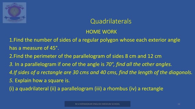 MATH8Quadrilaterals C4.pptx | Physics | Science