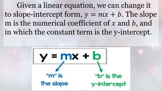 MATHEMATICS GRADE 8 SLOPE-INTERCEPT.pptx