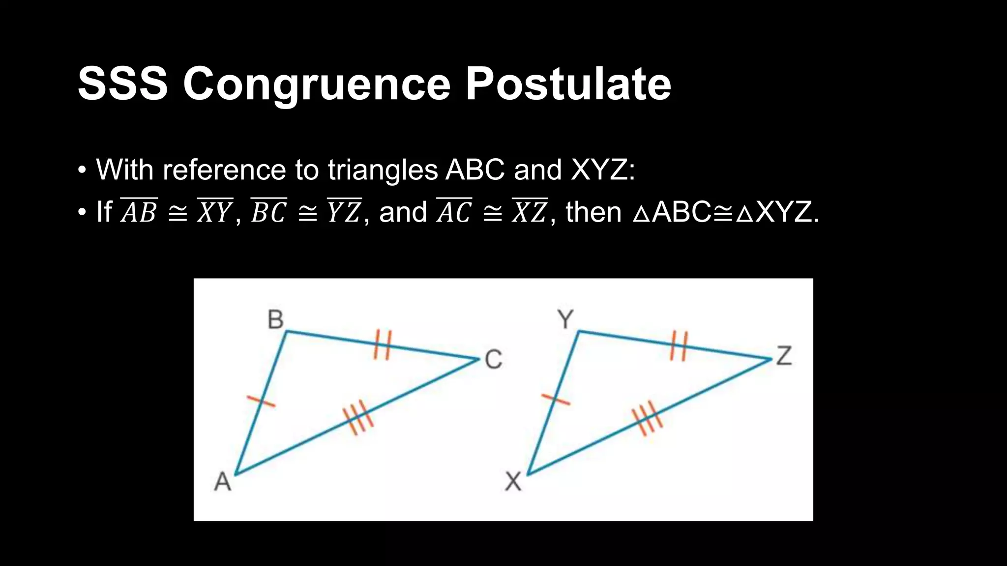 Math 8 – triangle congruence, postulates, | PPTX