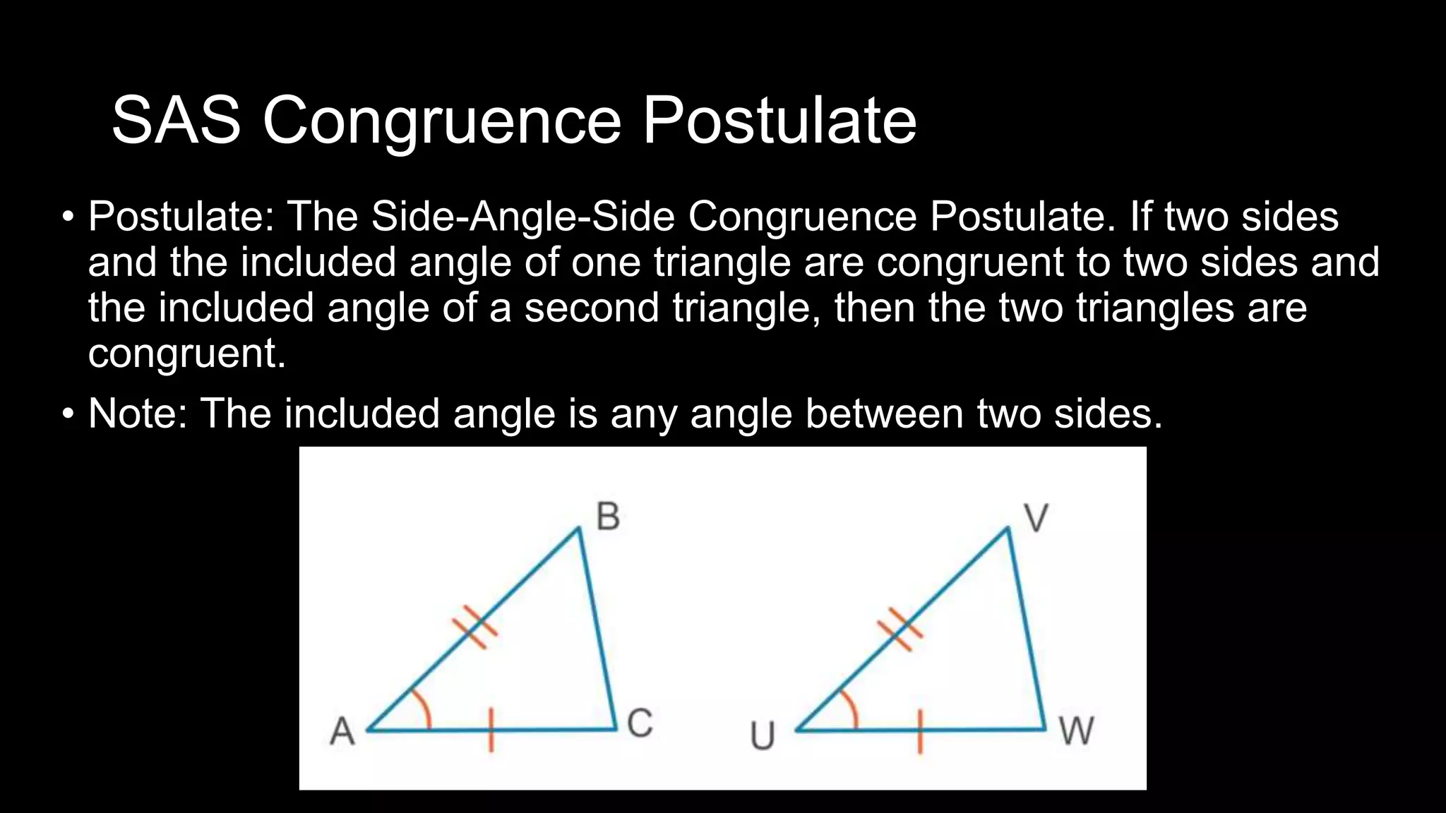 Math 8 – triangle congruence, postulates, | PPTX