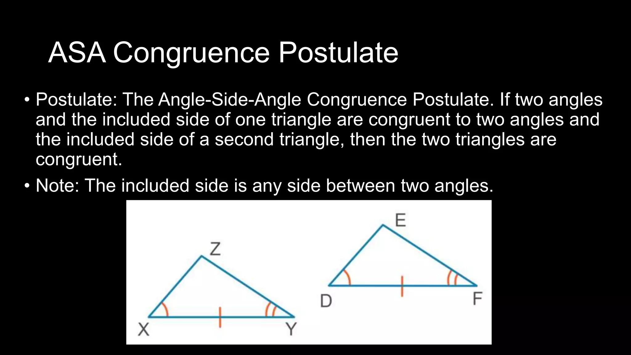 Math 8 – triangle congruence, postulates, | PPTX