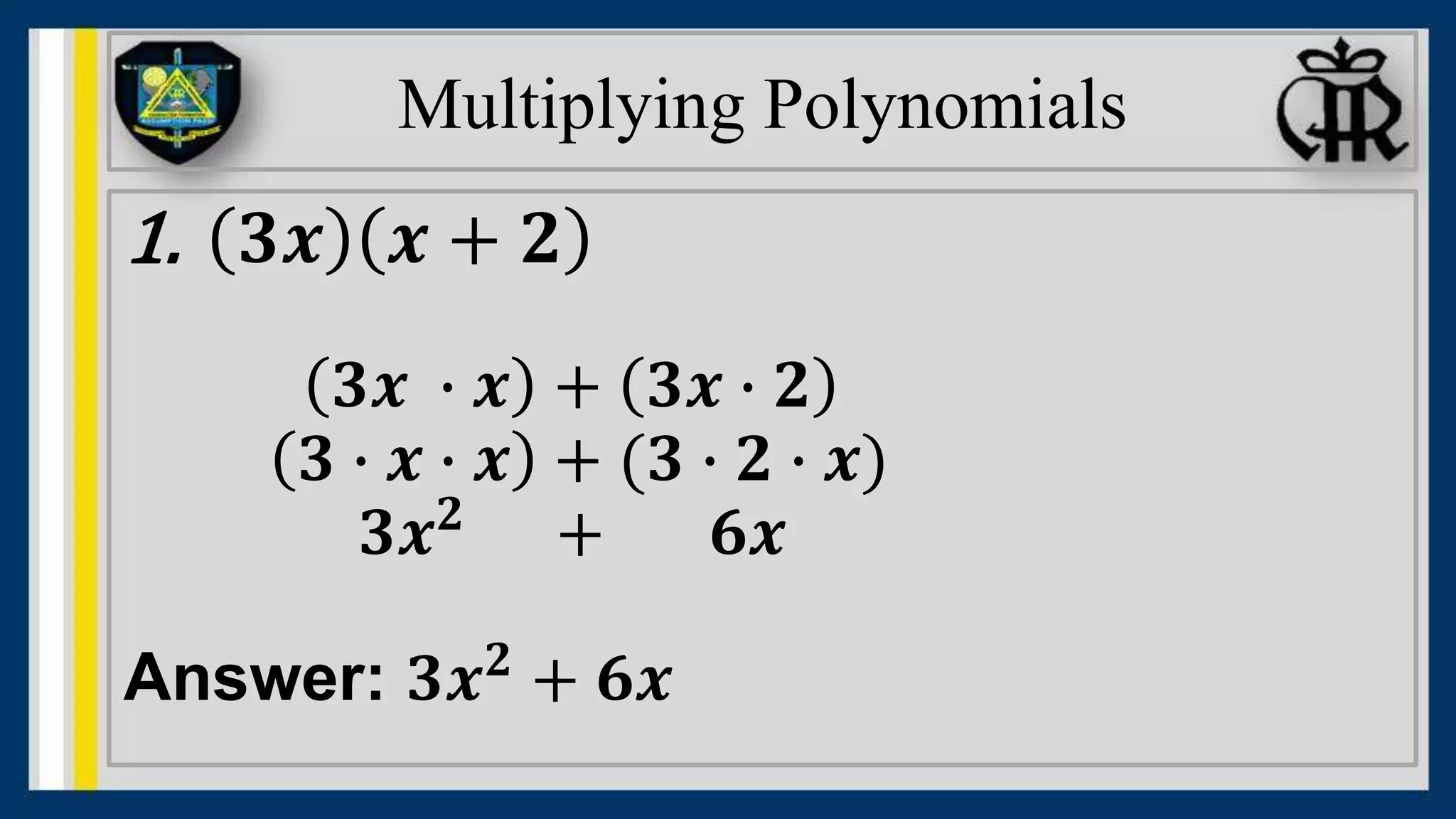 Math 8 Factoring Polynomials | PPTX