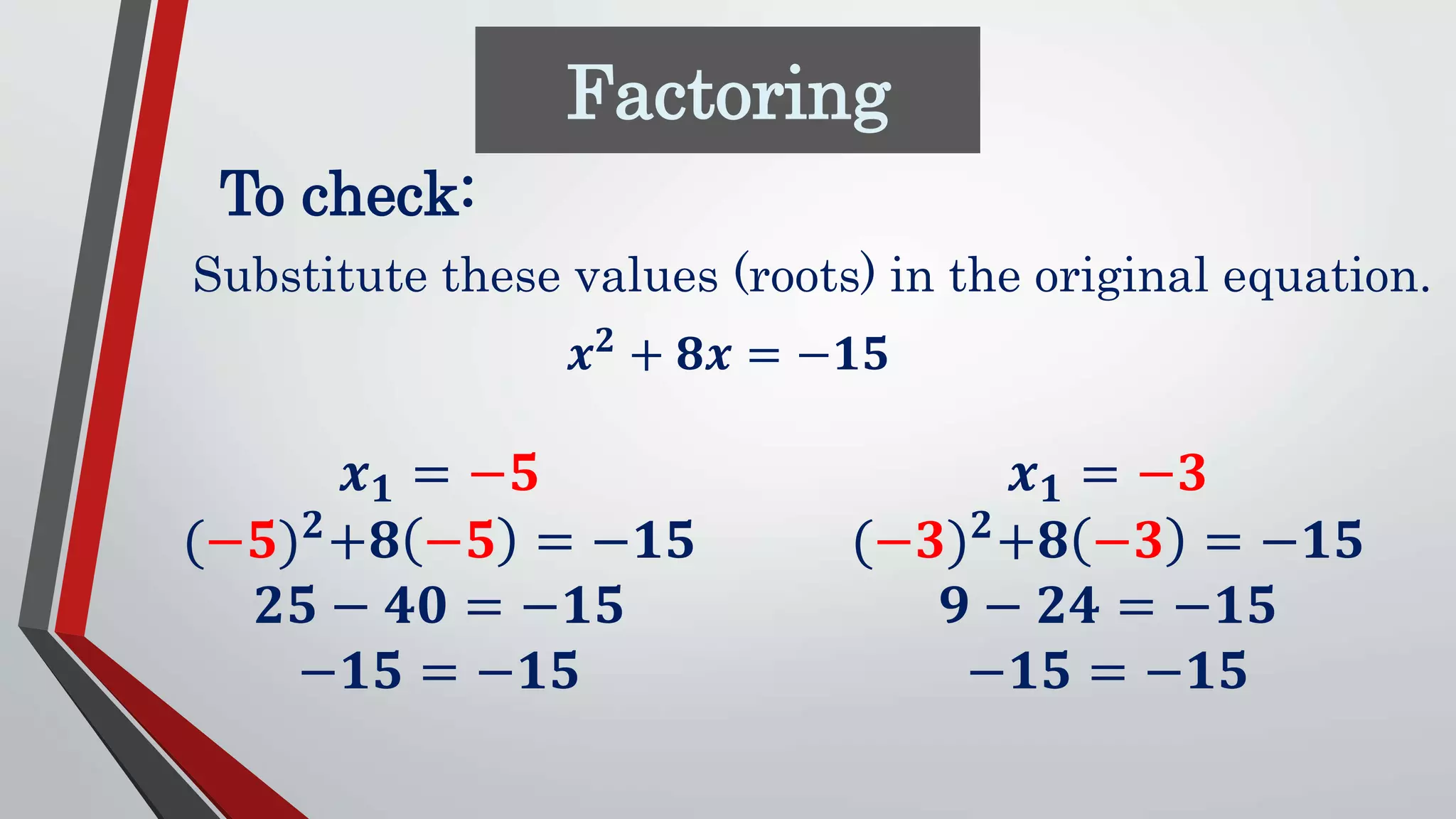 Quarter 1 - Illustrating and solving quadratic equations | PPTX