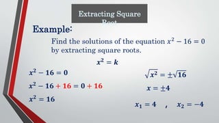 Quarter 1 - Illustrating and solving quadratic equations | PPTX