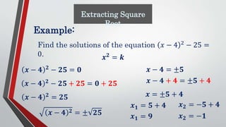 Quarter 1 - Illustrating and solving quadratic equations | PPTX