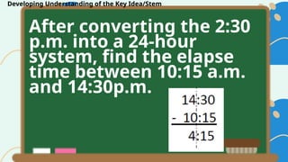 Understanding and Calculating Elapsed Time in Daily Activities for ...