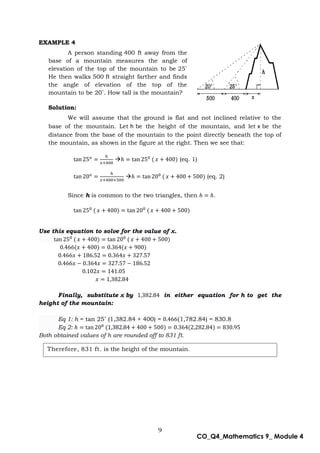 MATHEMATHICS9-QUARTER4-MODULE4.pdf.2024/ | PDF
