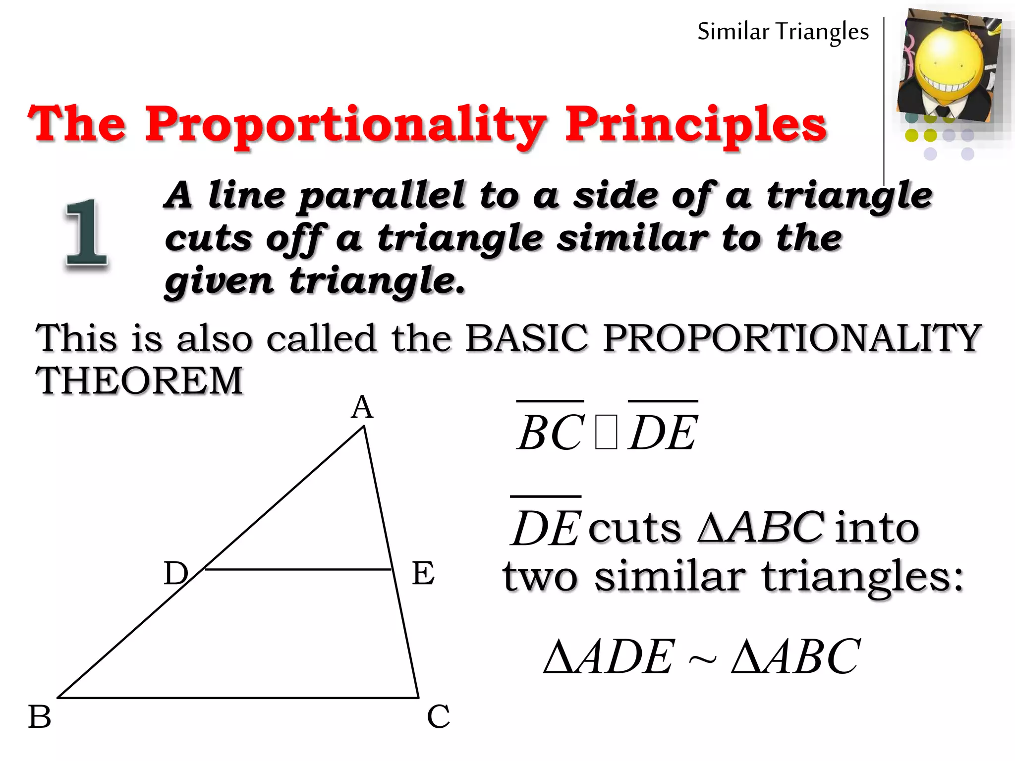 Math 9 similar triangles intro | PPTX