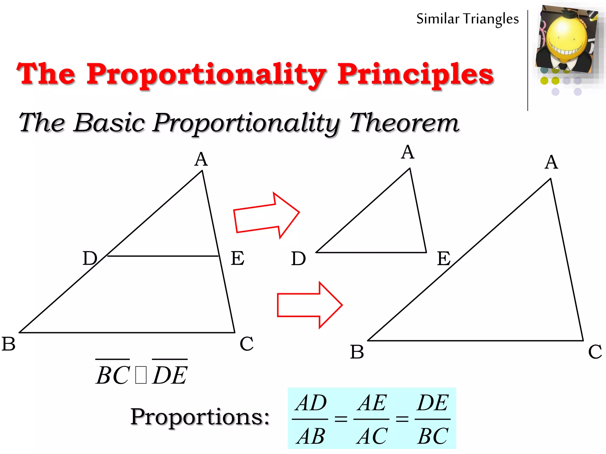 Math 9 similar triangles intro | PPTX
