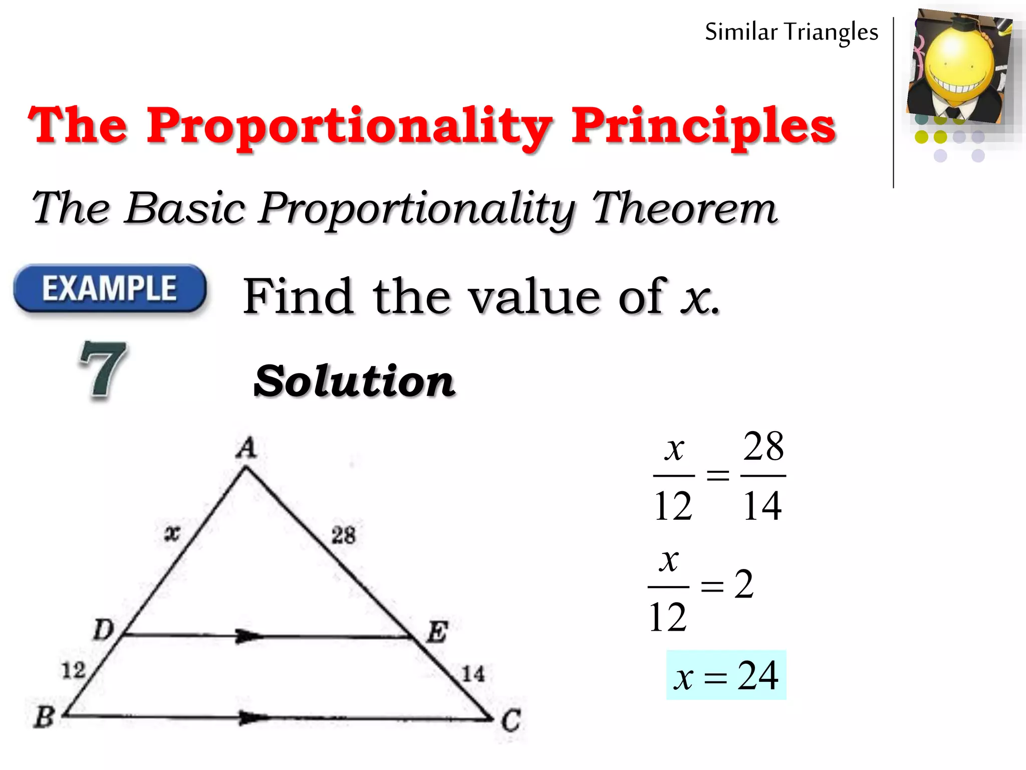 Math 9 similar triangles intro | PPTX