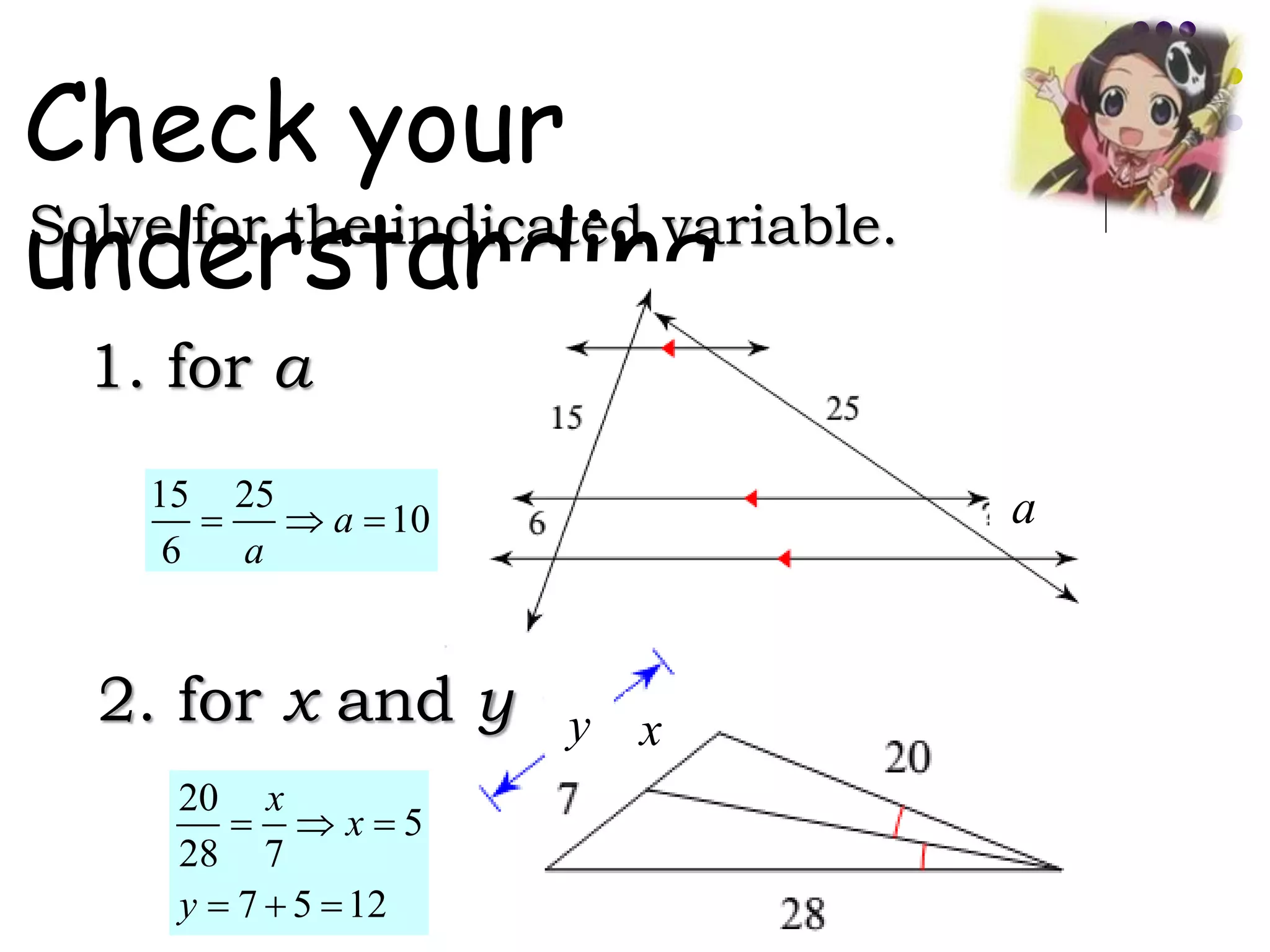 Math 9 similar triangles intro | PPTX