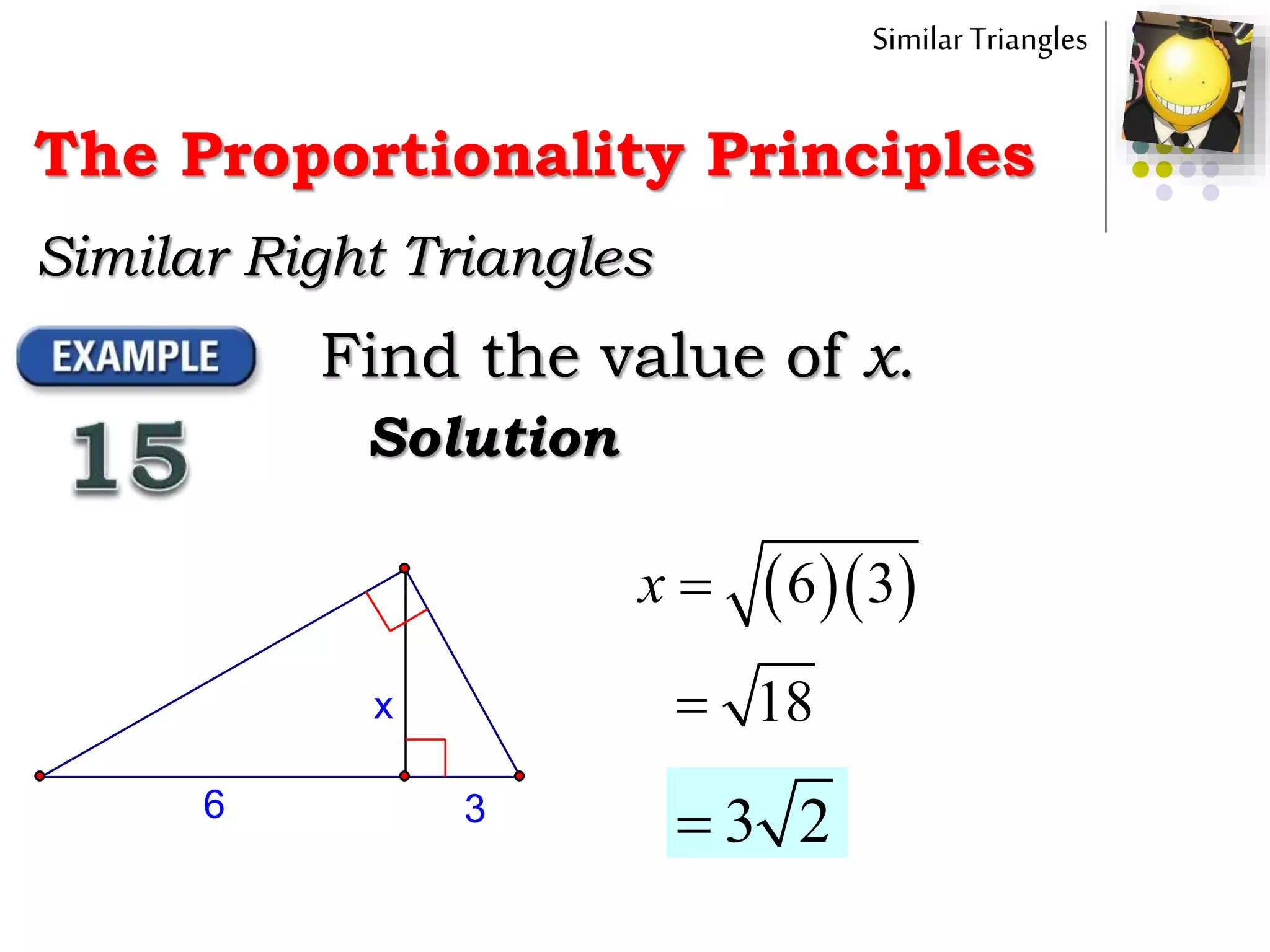 Math 9 similar triangles intro | PPTX