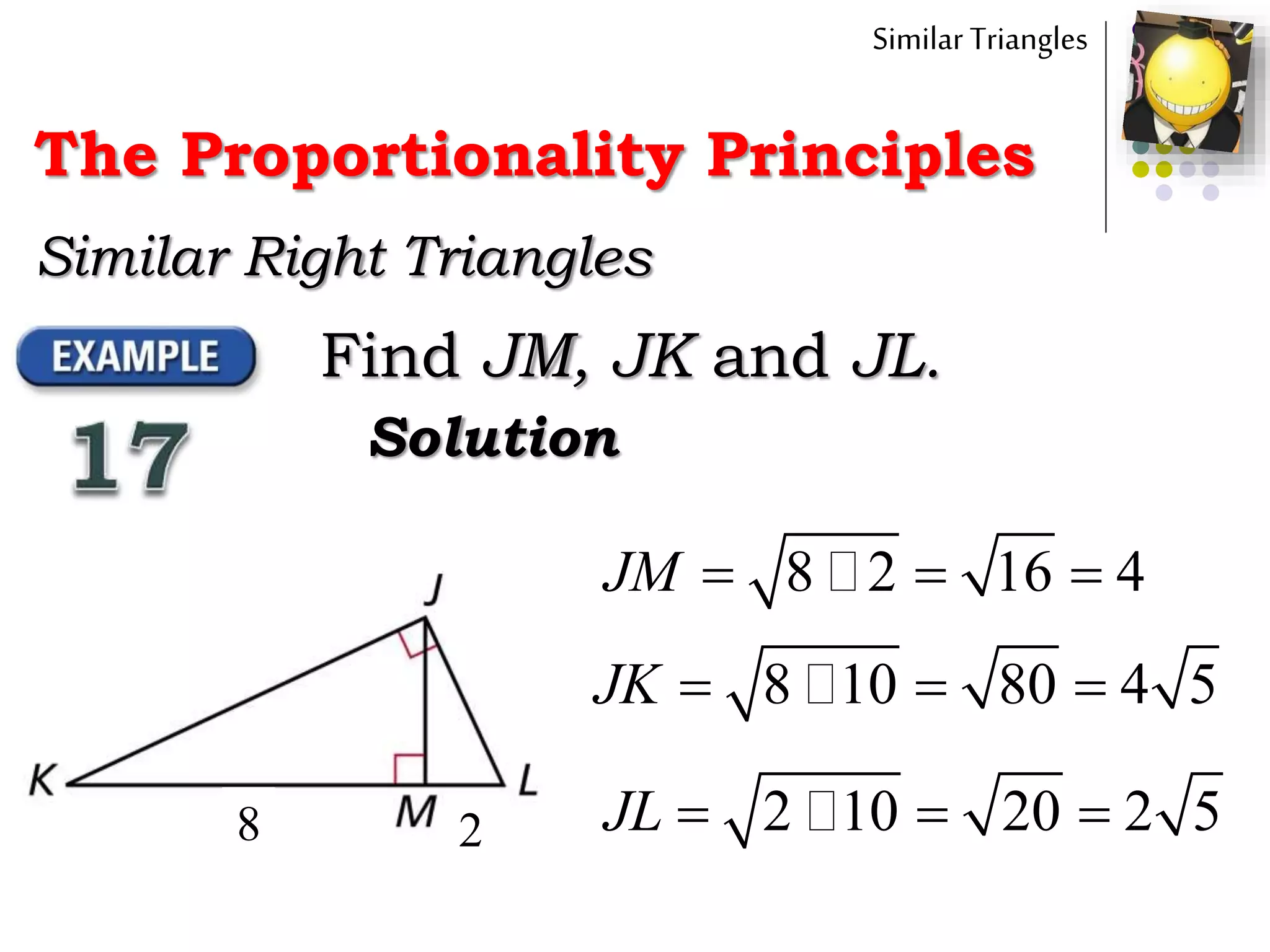 Math 9 similar triangles intro | PPTX