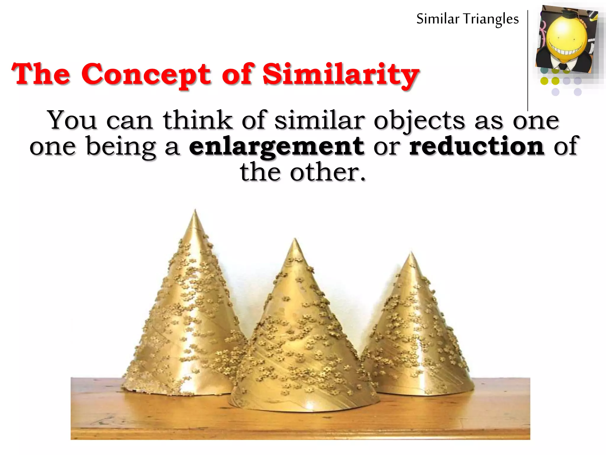 Math 9 similar triangles intro | PPTX