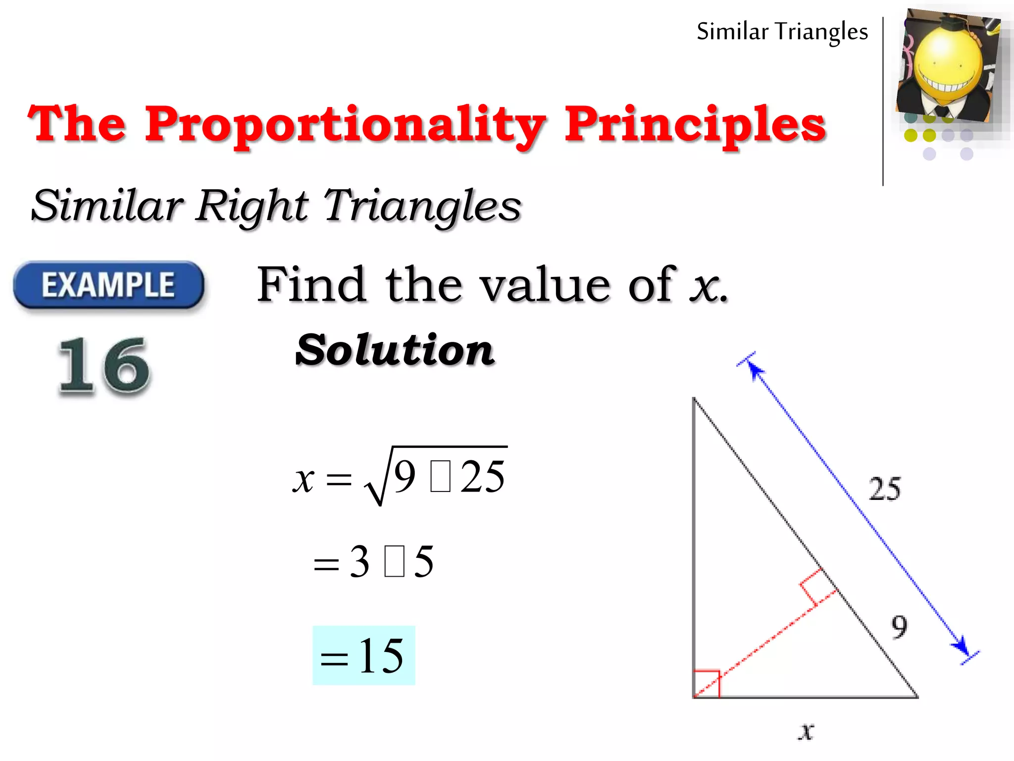 Math 9 similar triangles intro | PPTX