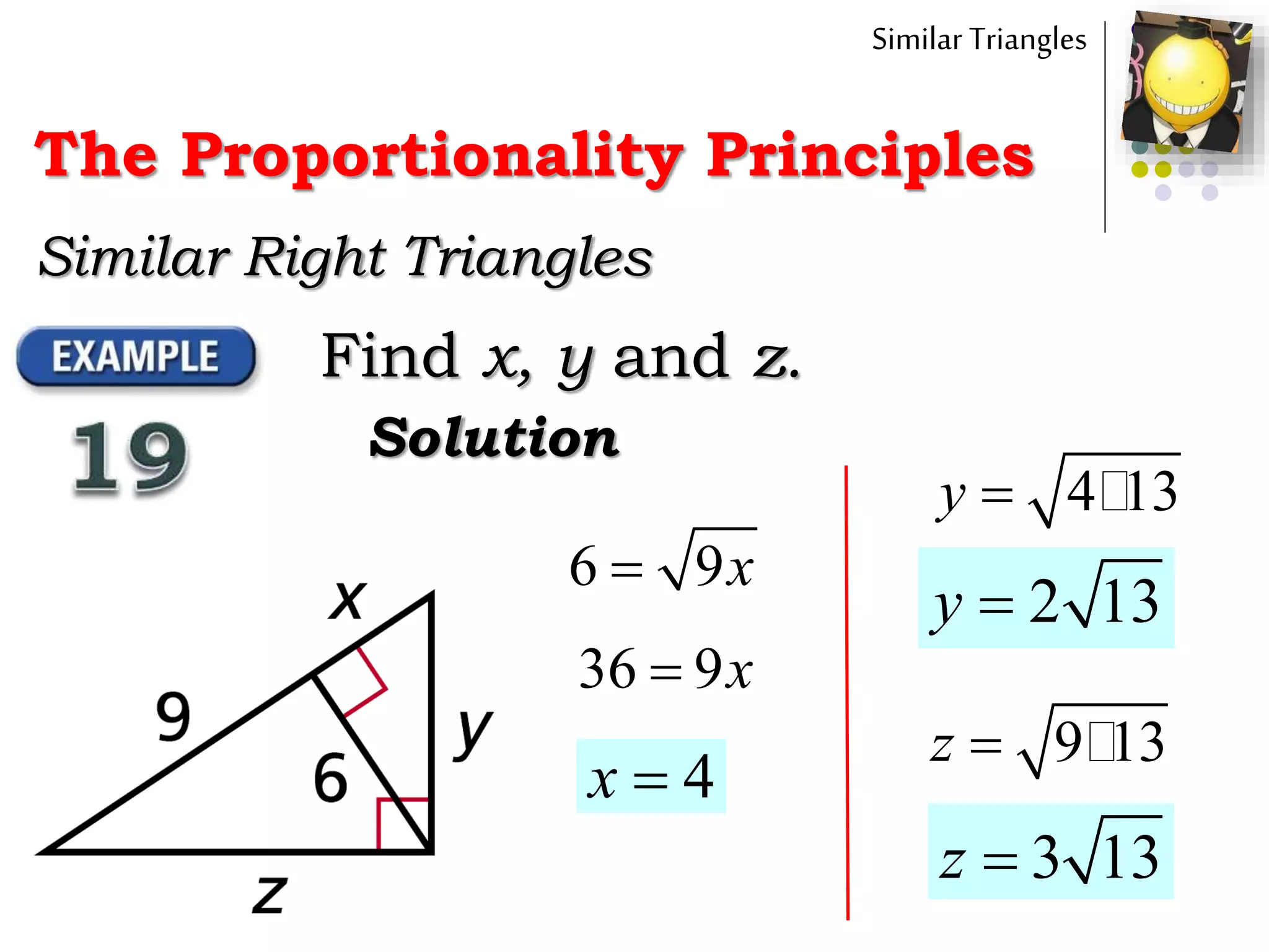 Math 9 similar triangles intro | PPTX