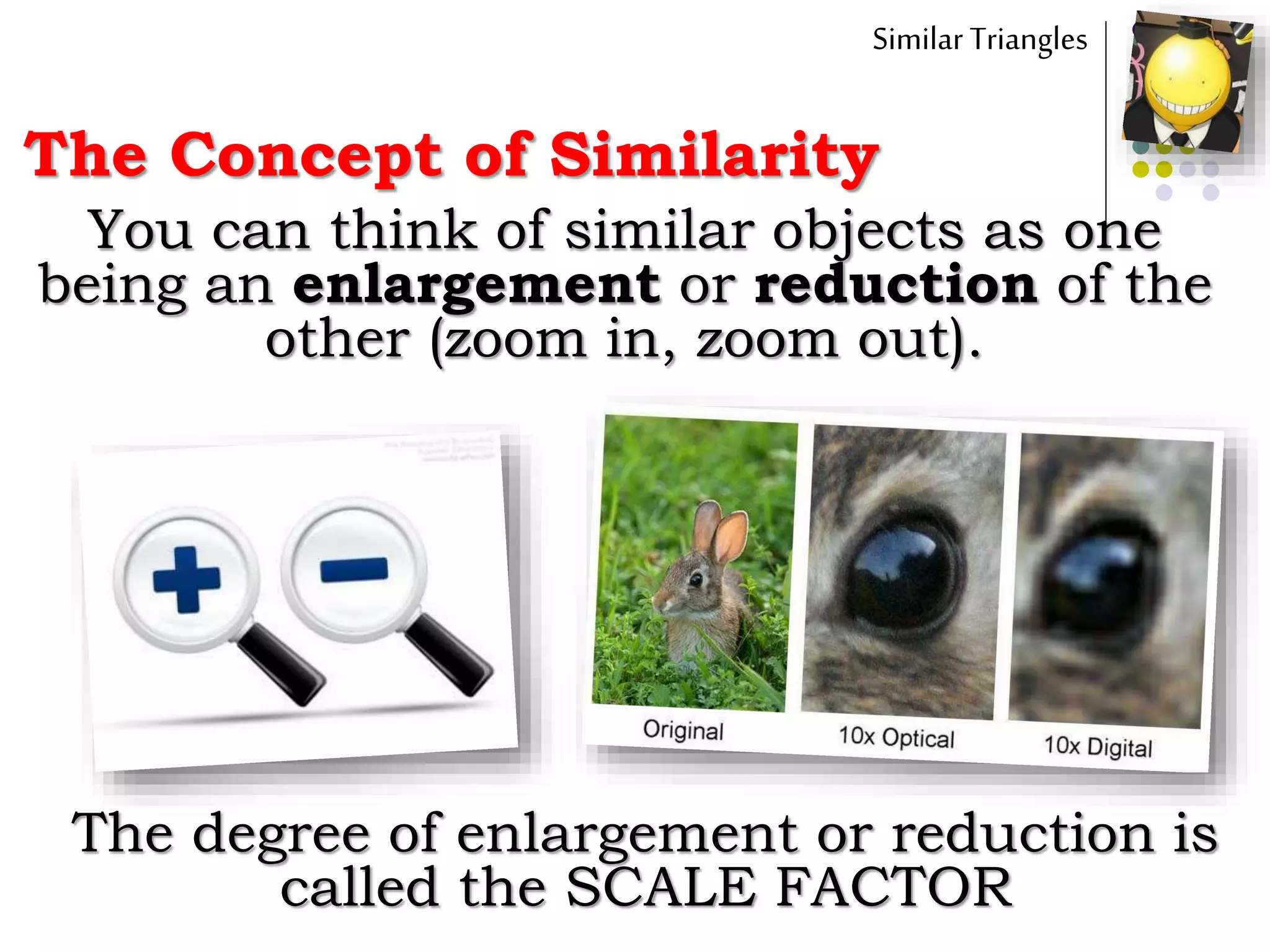 Math 9 similar triangles intro | PPTX