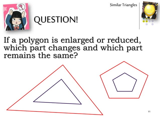 Math 9 similar triangles intro | PPTX | Physics | Science