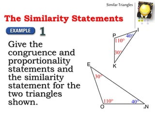 Math 9 similar triangles intro | PPTX