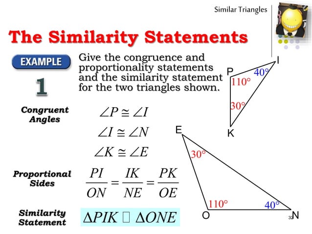 Math 9 similar triangles intro | PPT