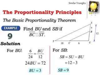 Math 9 similar triangles intro | PPTX