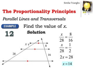 Math 9 similar triangles intro | PPTX