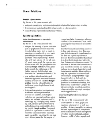 Grade 9 Mathematics (10F) - Education and Advanced ... | PDF