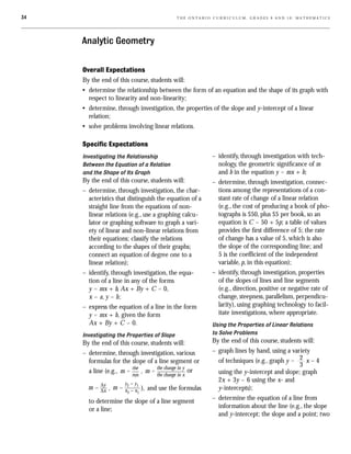 Grade 9 Mathematics (10F) - Education and Advanced ... | PDF
