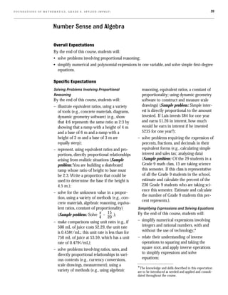 Grade 9 Mathematics (10F) - Education and Advanced ... | PDF