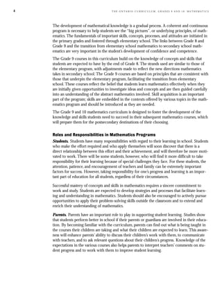 Grade 9 Mathematics (10F) - Education and Advanced ... | PDF