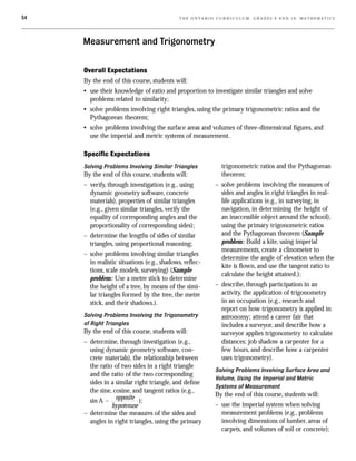 Grade 9 Mathematics (10F) - Education and Advanced ... | PDF