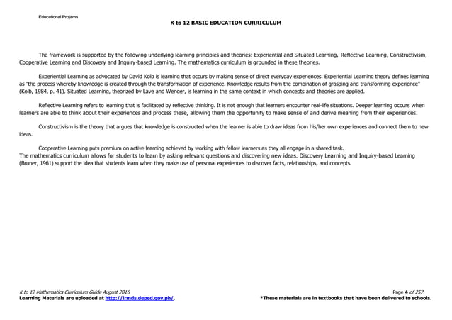 Math 9 Curriculum Guide rev.2016