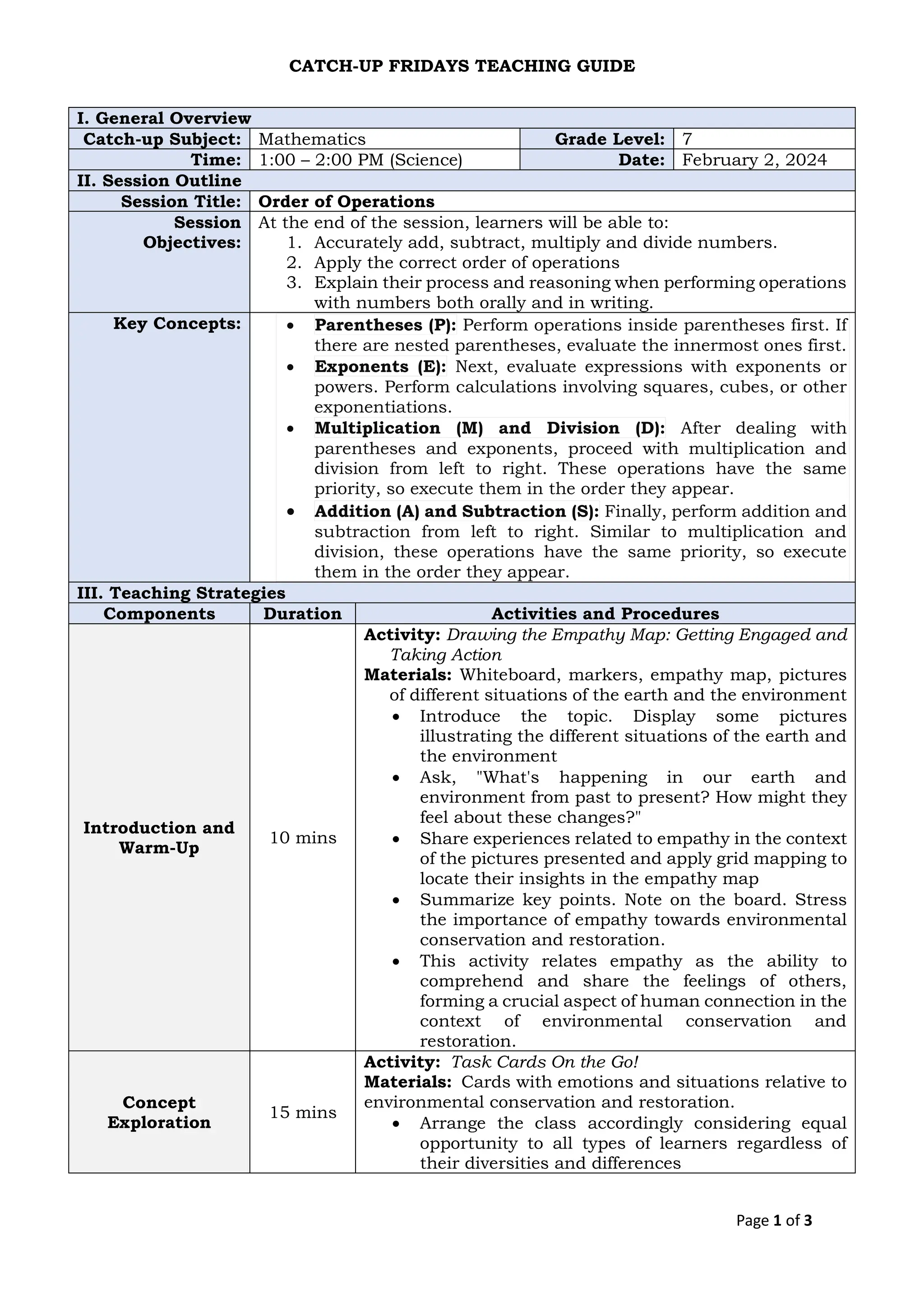 math 9 dll for catch up friday c d c;dbs;vndvnsdv dk'/s'nvkj/dsnvkjdsnvk/ | DOCX