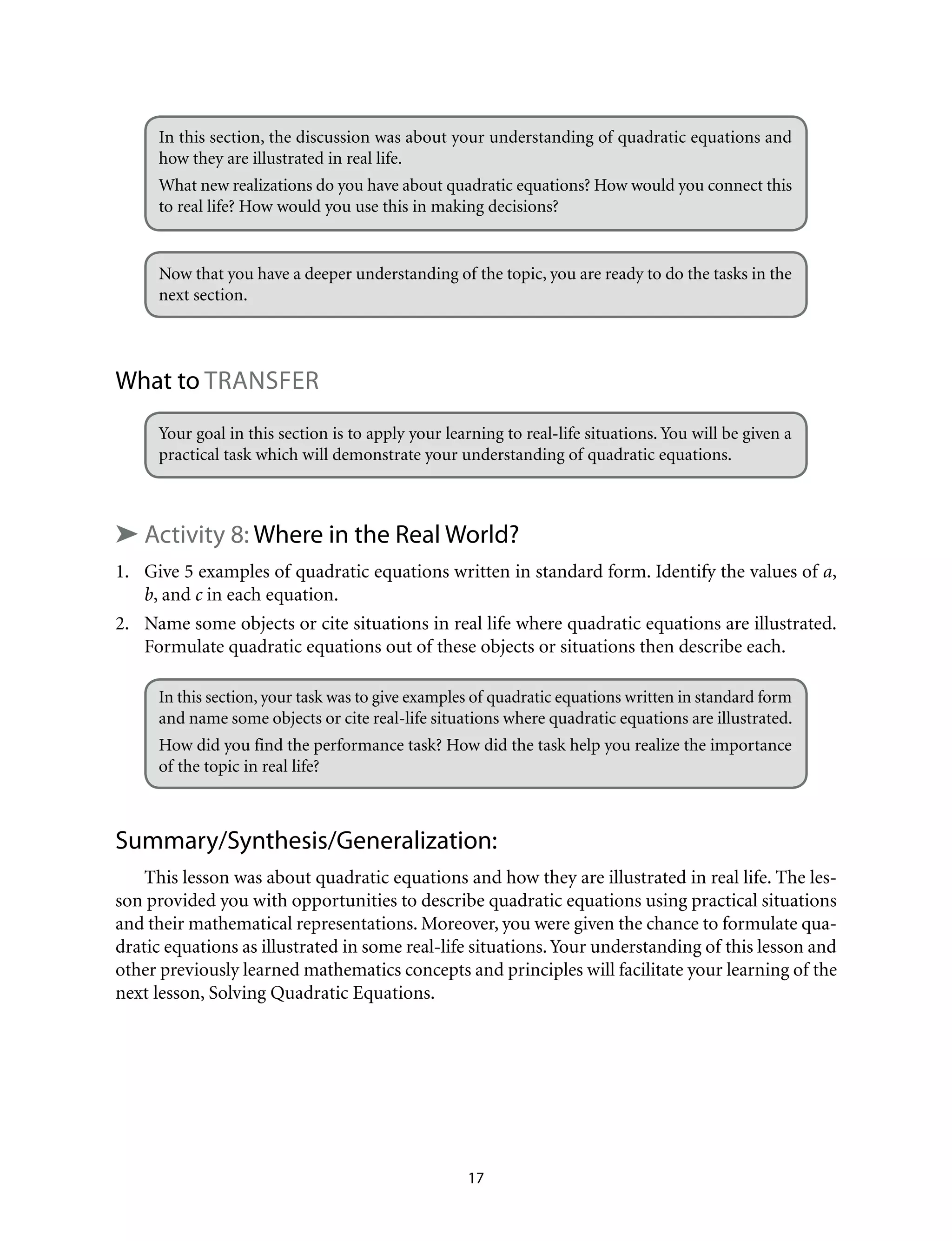 Math 9 (module 1) | PDF