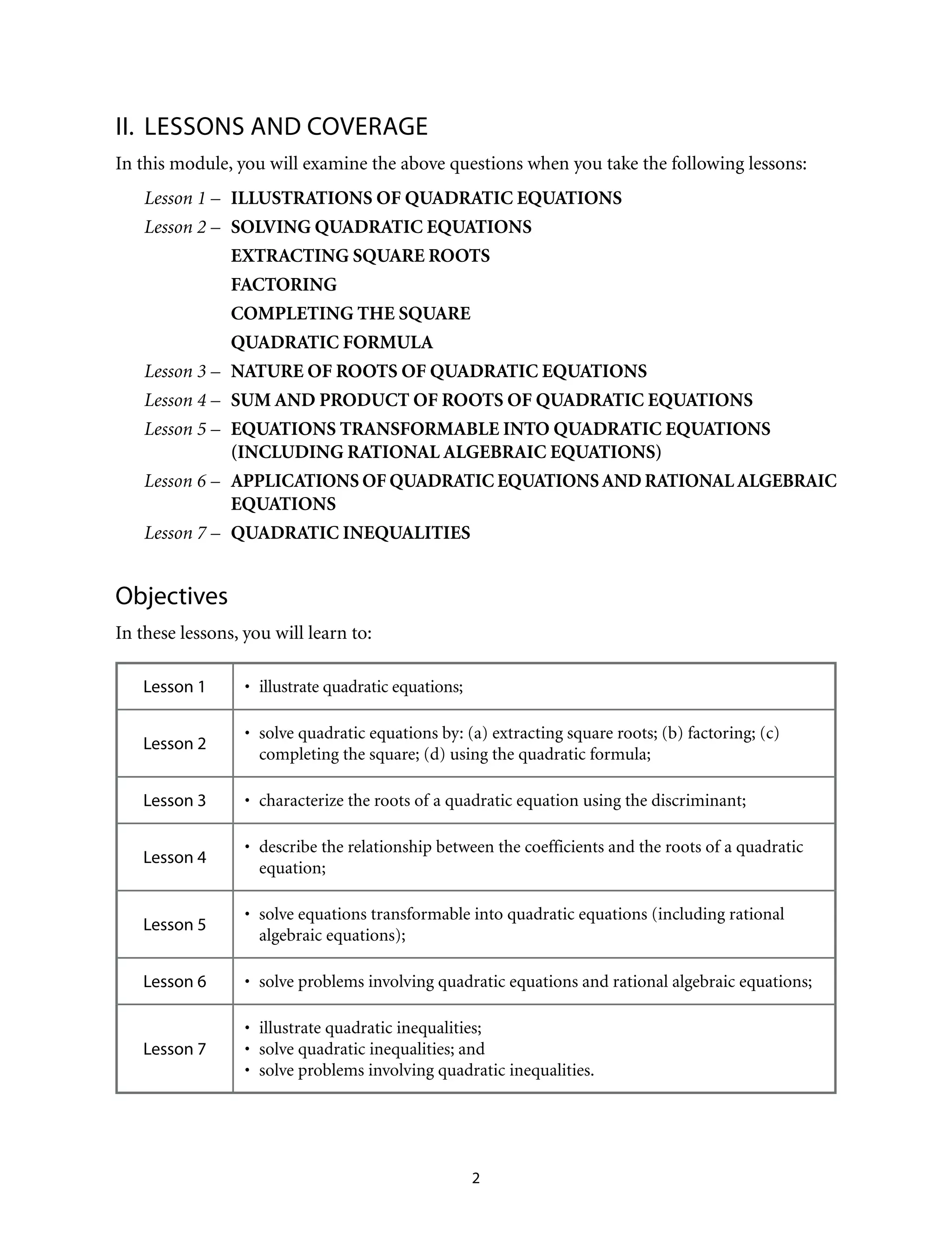 Math 9 (module 1) | PDF