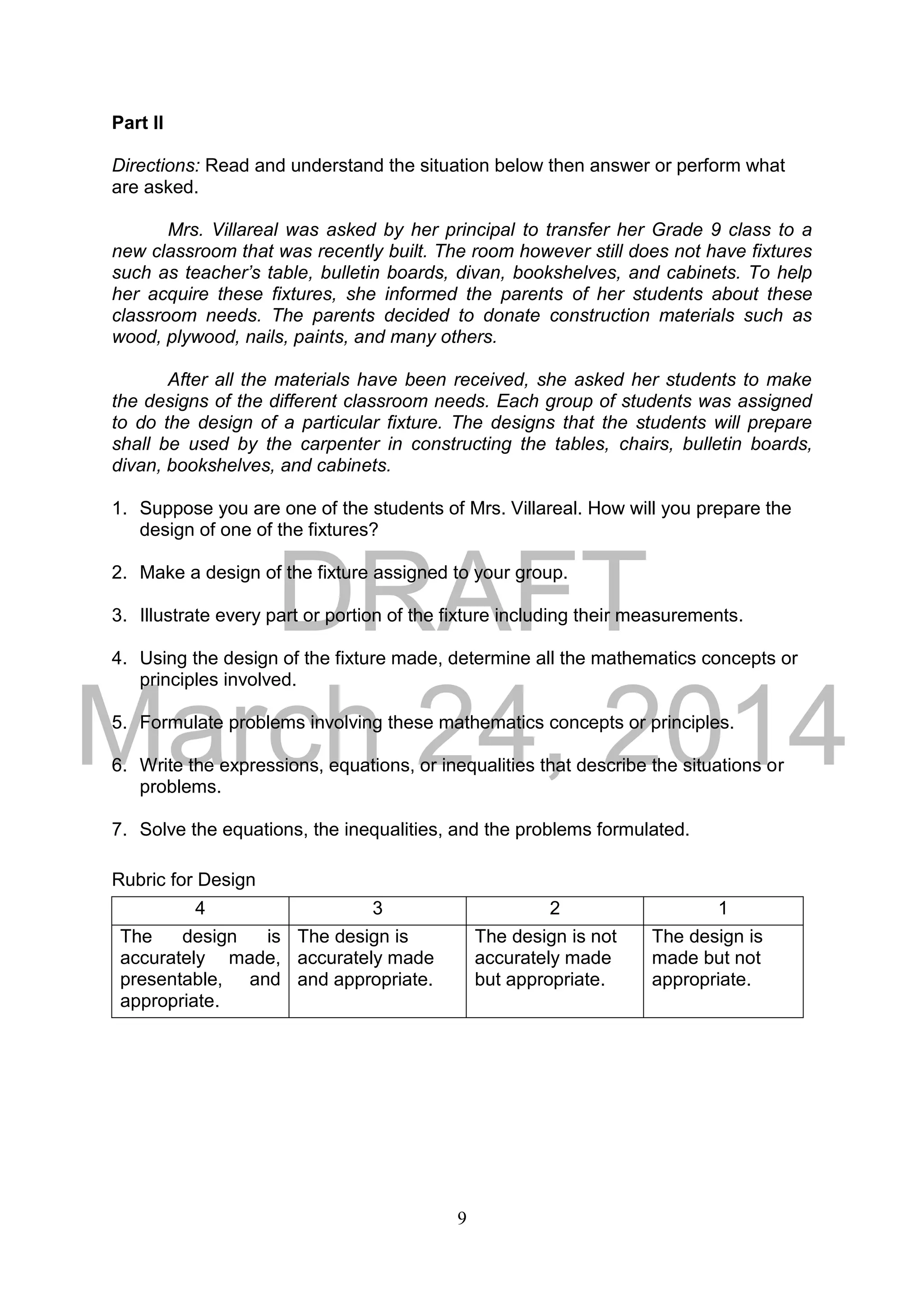 Math 9 (module 1 & 2) | PDF