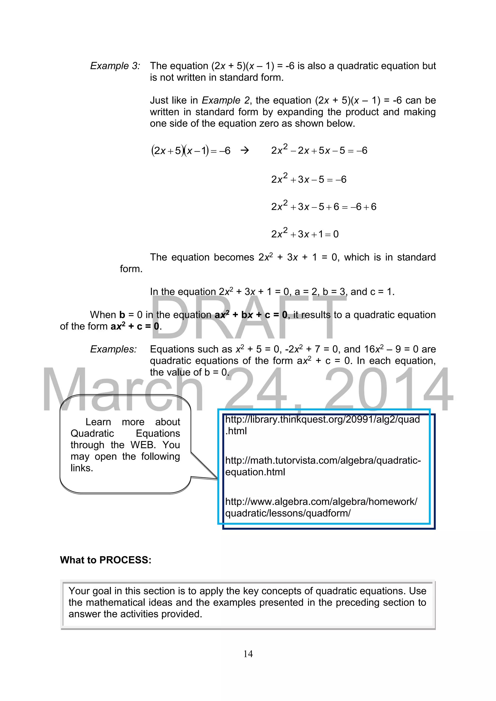 Math 9 (module 1 & 2) | PDF