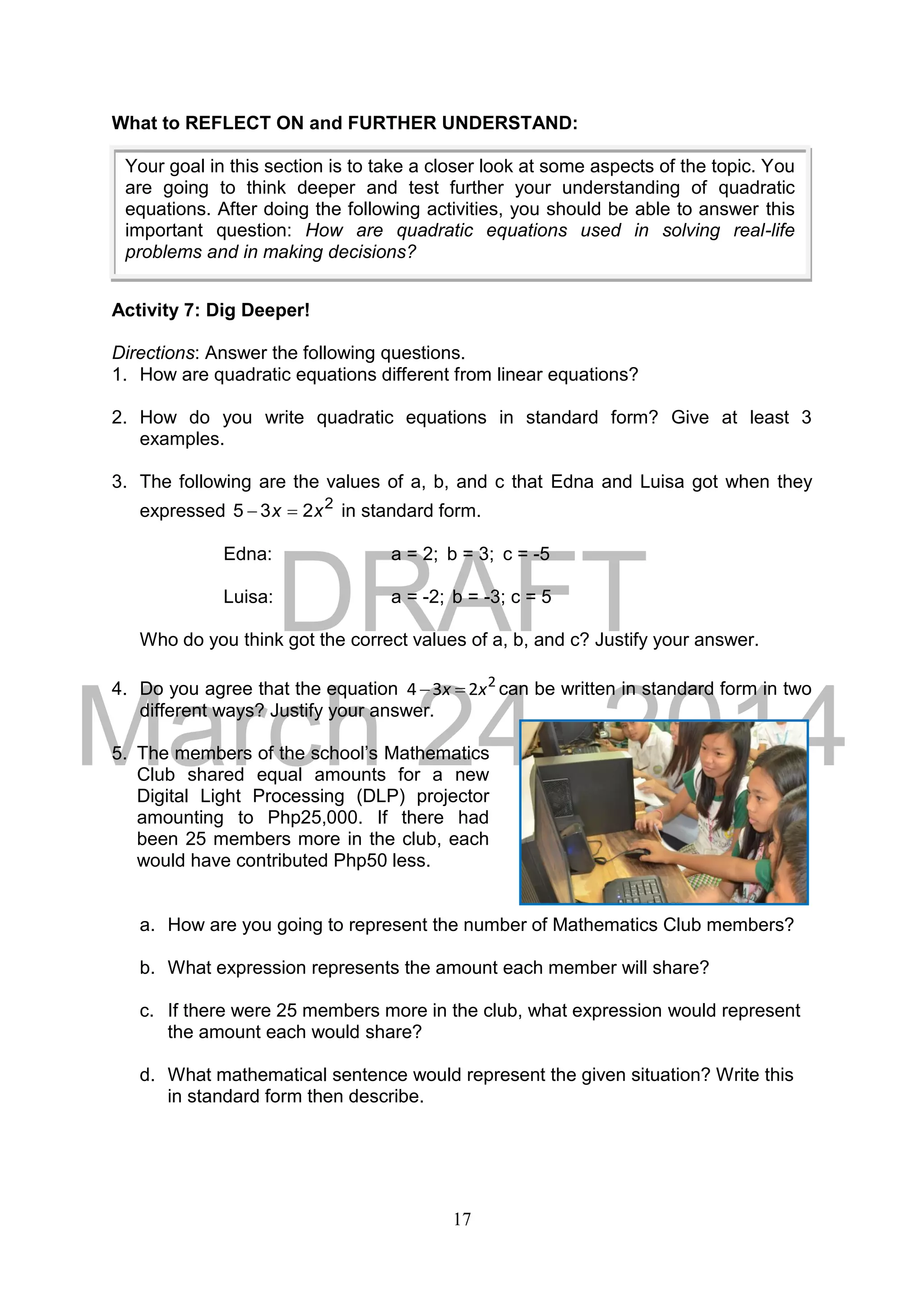 Math 9 (module 1 & 2) | PDF