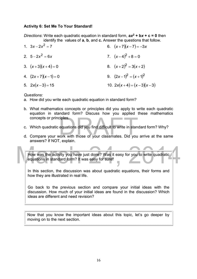 Math 9 (module 1 & 2) | PDF