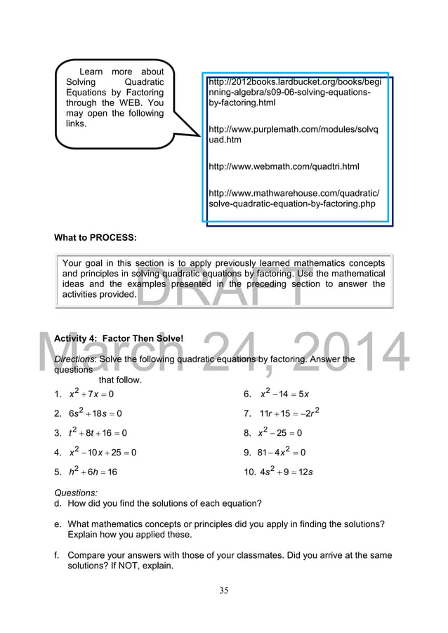 Math 9 (module 1 & 2) | PDF