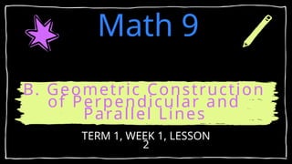 Introduction to Geometry: Points, Lines, Planes, and Constructions | PPTX