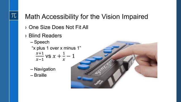Soiffer "Case Study: Making Math Accessible" | PPTX | Internet | Computing