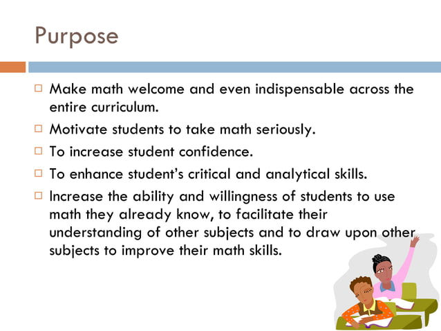 Math Across The Curriculum2b | PPT