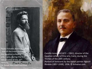 Traces of Acculturation in the Works of Arab Artists by Dr. Yasser ...